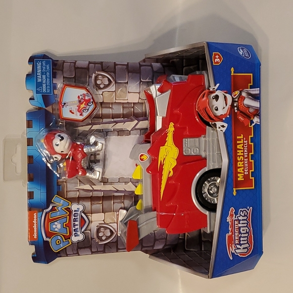 Nickelodeon | Toys | Paw Patrol Rescue Knights Marshall Deluxe Vehicle ...